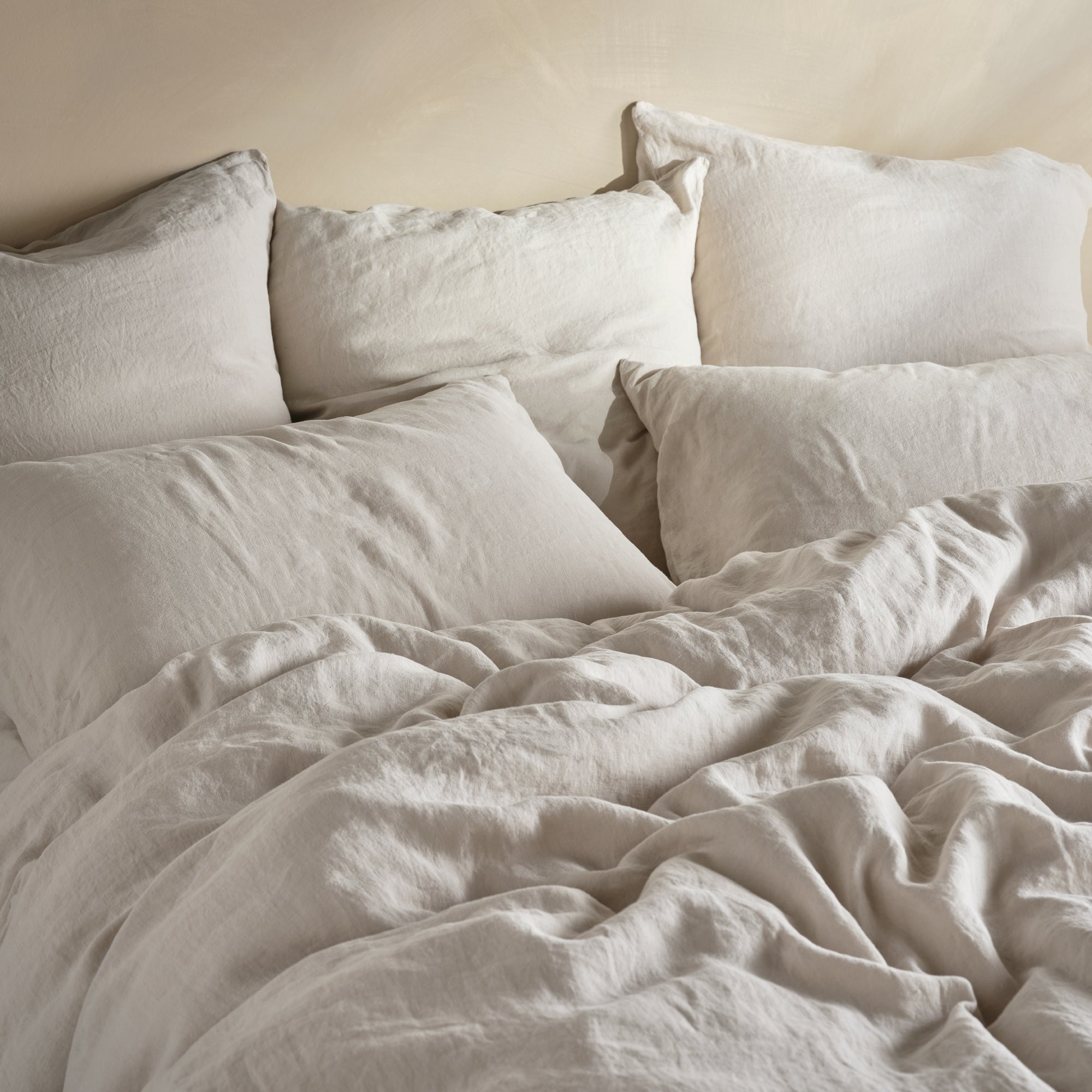 100% Linen Bedding Bundle in Clay | 100% Linen Bed Sheets | Bedfolk