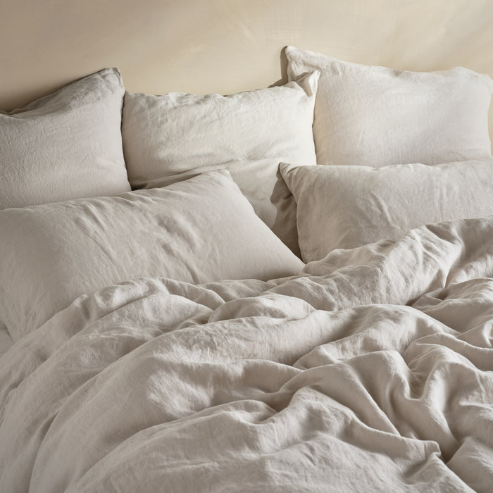 100% Linen Bedding Bundle in Clay | 100% Linen Bed Sheets | Bedfolk