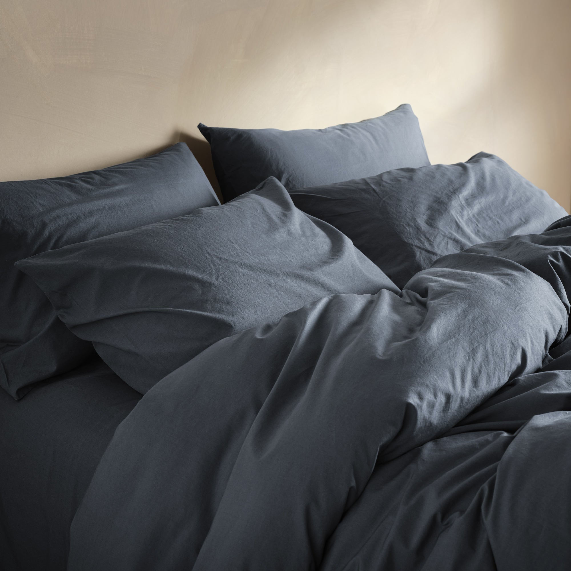 100% Cotton Bedding Bundle in Ink | 100% Cotton Bed Sheets | Bedfolk