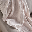 The Linen & Cotton Bed Throw by Bedfolk