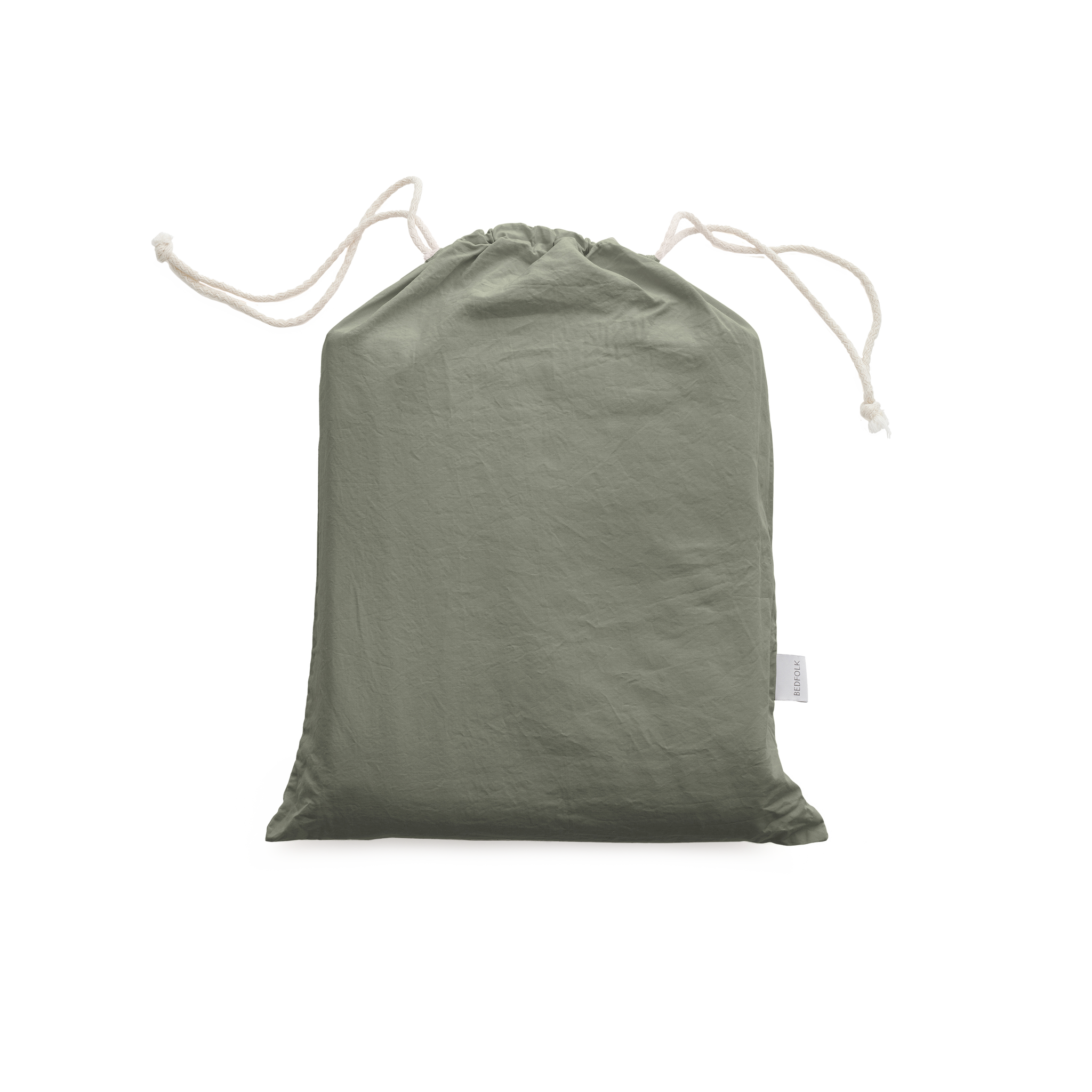Classic Cotton Storage Bag in Moss | Bedfolk