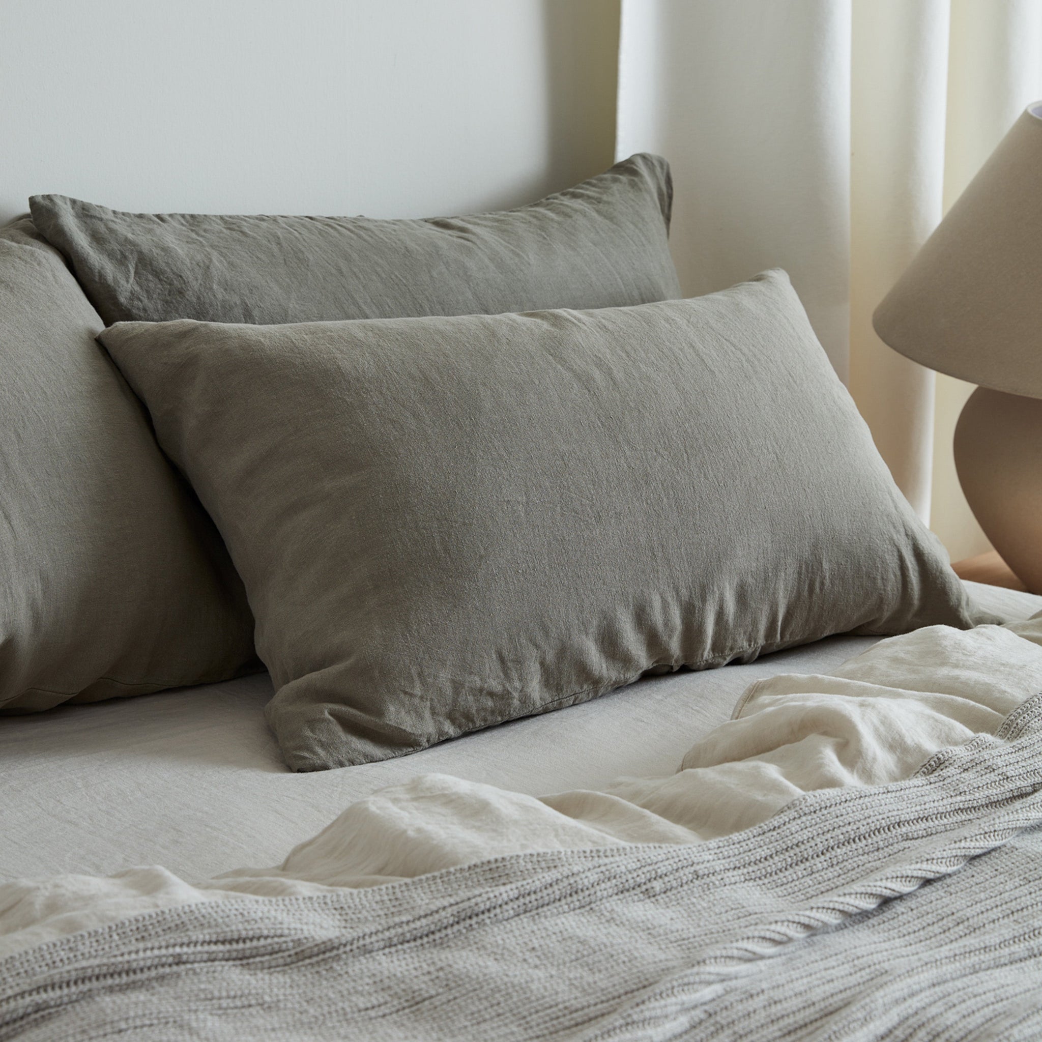 100% Linen Pillowcases | Bedfolk